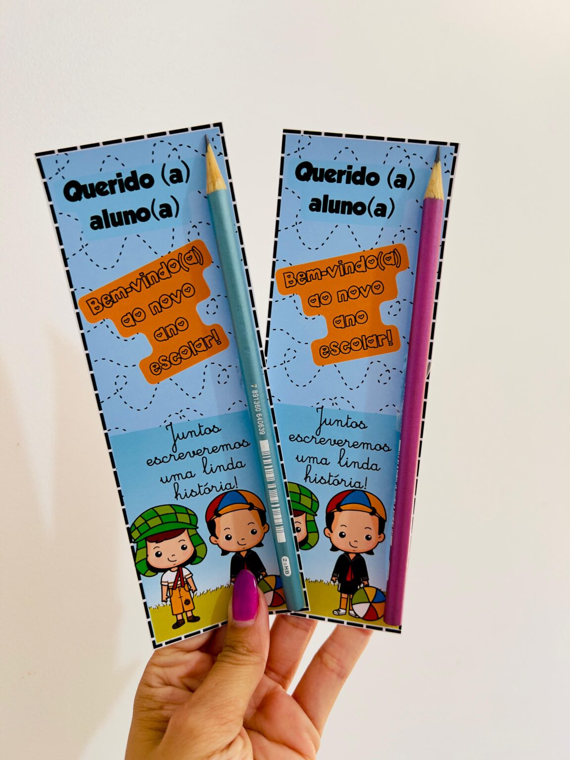 Kit lembrancinhas- Tema Chaves – Na ponta do lápis