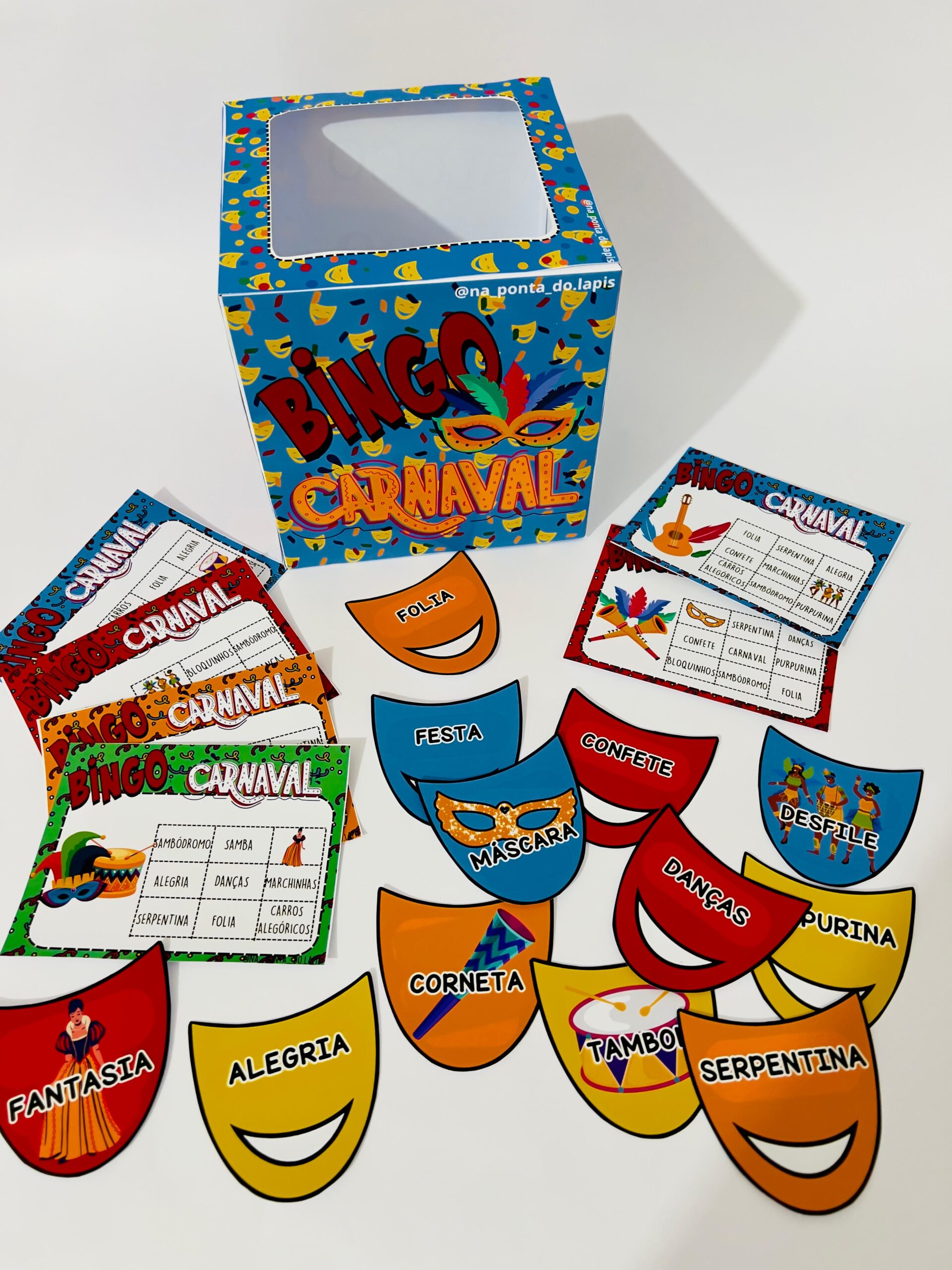 Bingo do carnaval – Na ponta do lápis
