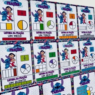 Kit matemática- Tema Stitch – Na ponta do lápis