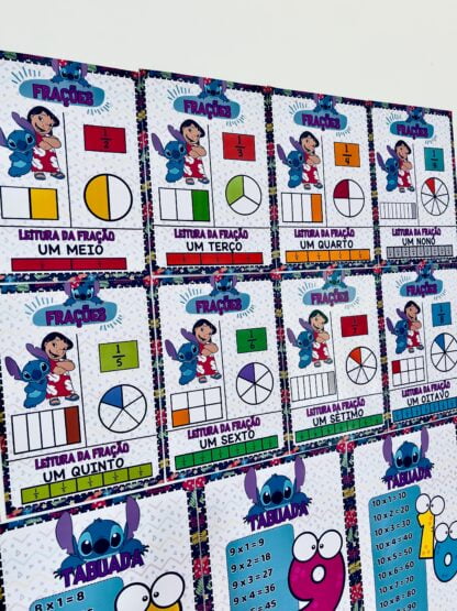 Kit matemática- Tema Stitch – Na ponta do lápis