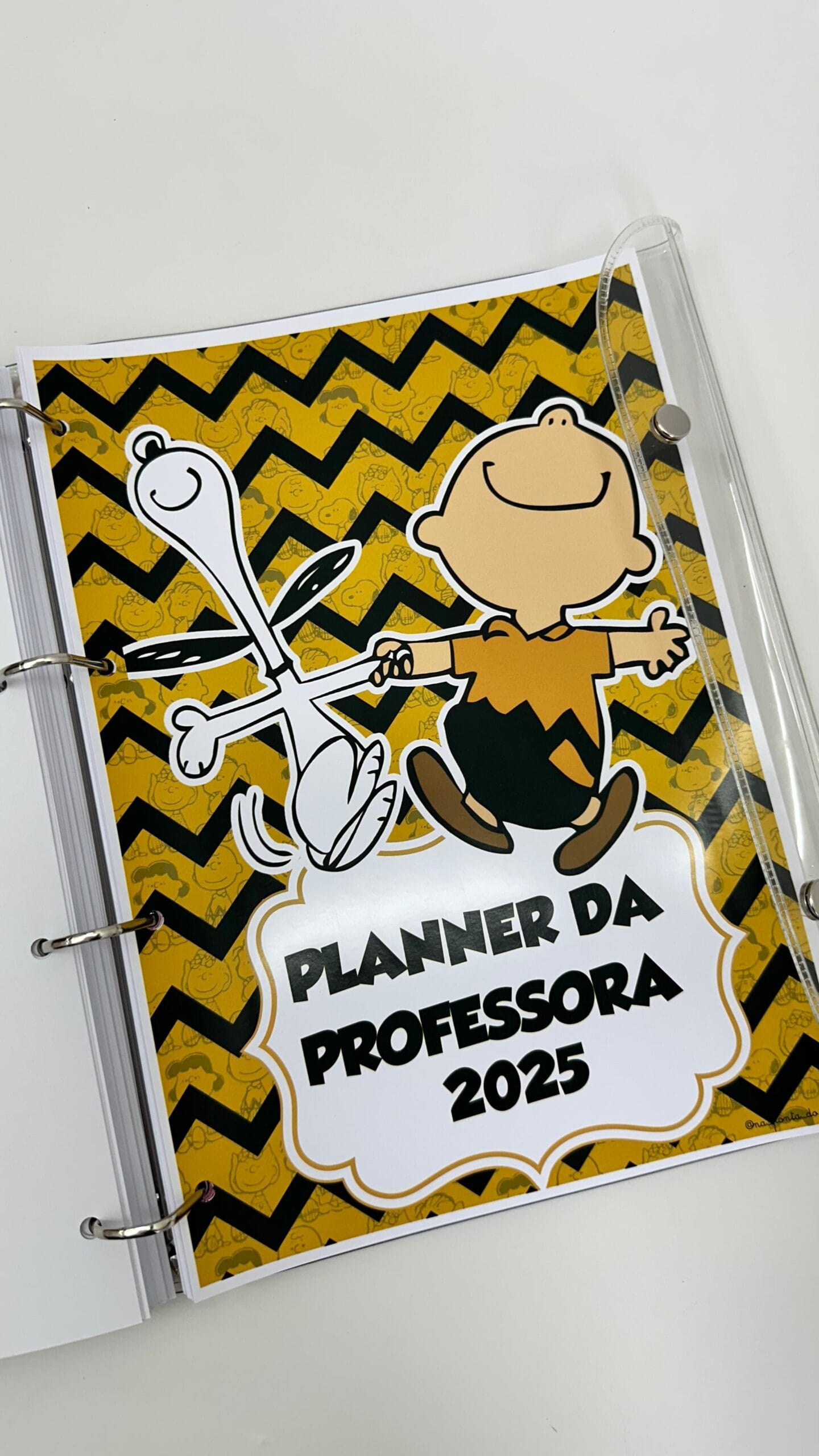 Planner Snoopy- 2026 – Na ponta do lápis