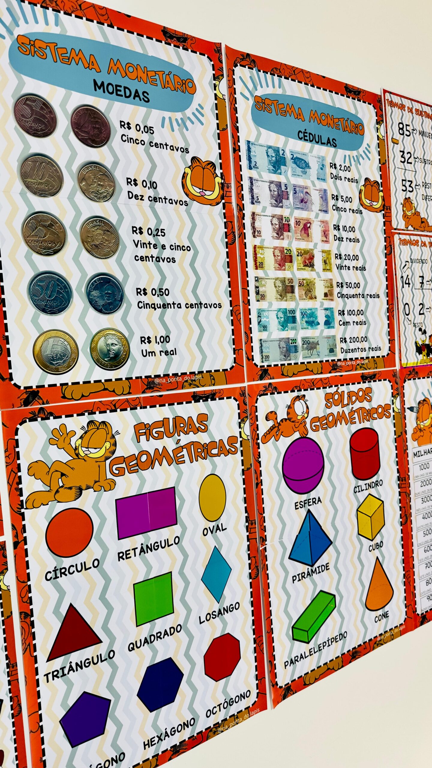 Kit matemática- Garfield – Na ponta do lápis