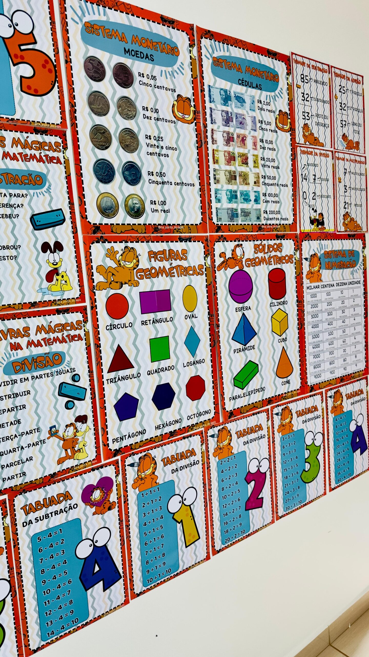 Kit matemática- Garfield – Na ponta do lápis