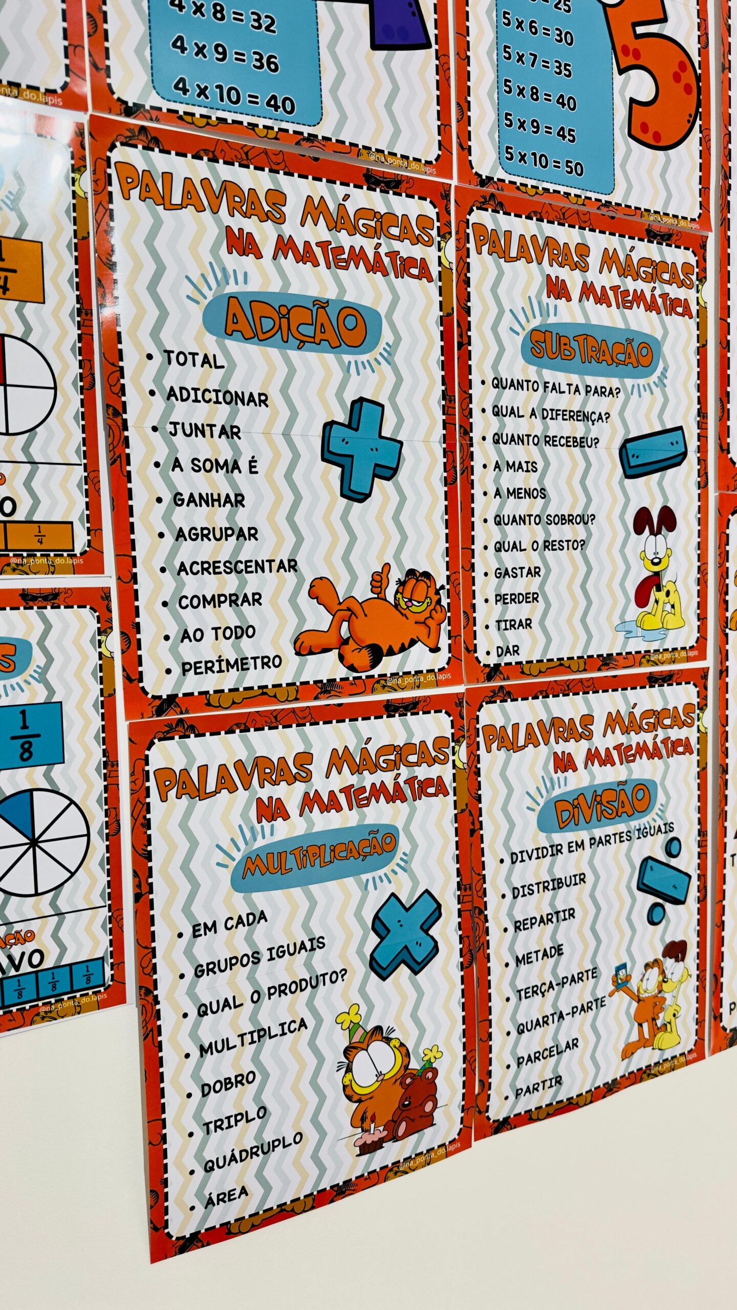 Kit matemática- Garfield – Na ponta do lápis