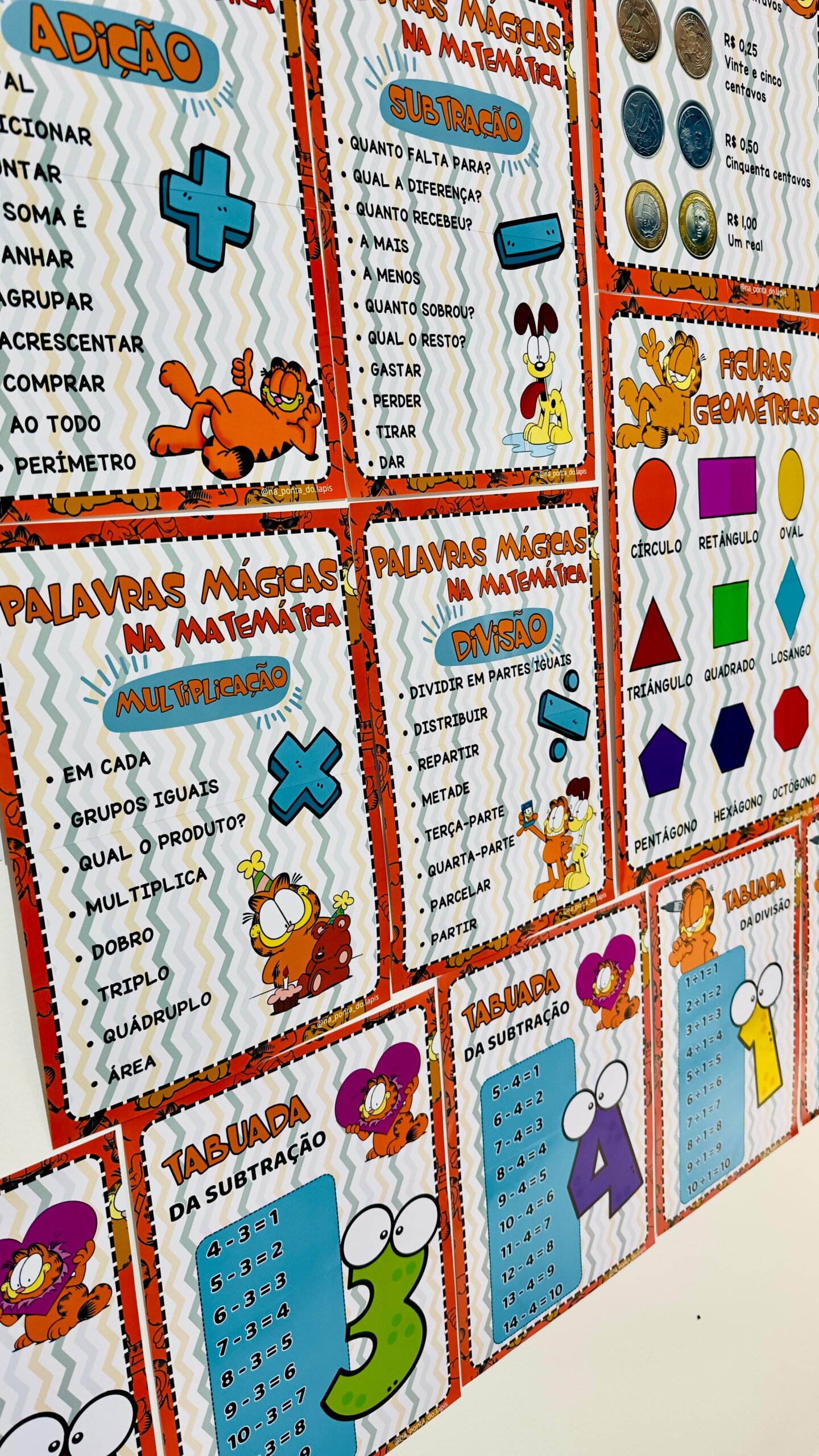 Kit matemática- Garfield – Na ponta do lápis