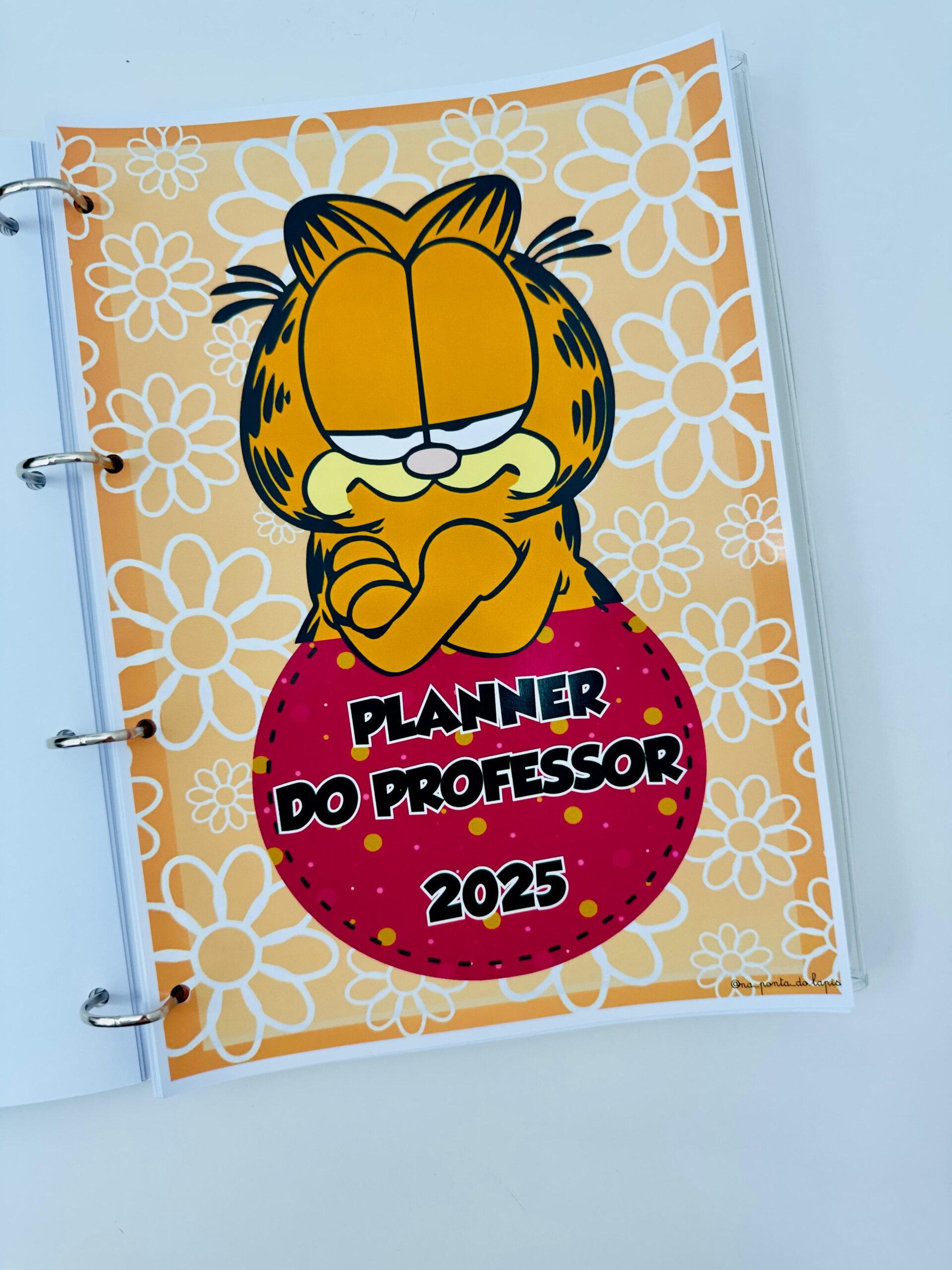 Planner Garfield- 2026 – Na ponta do lápis