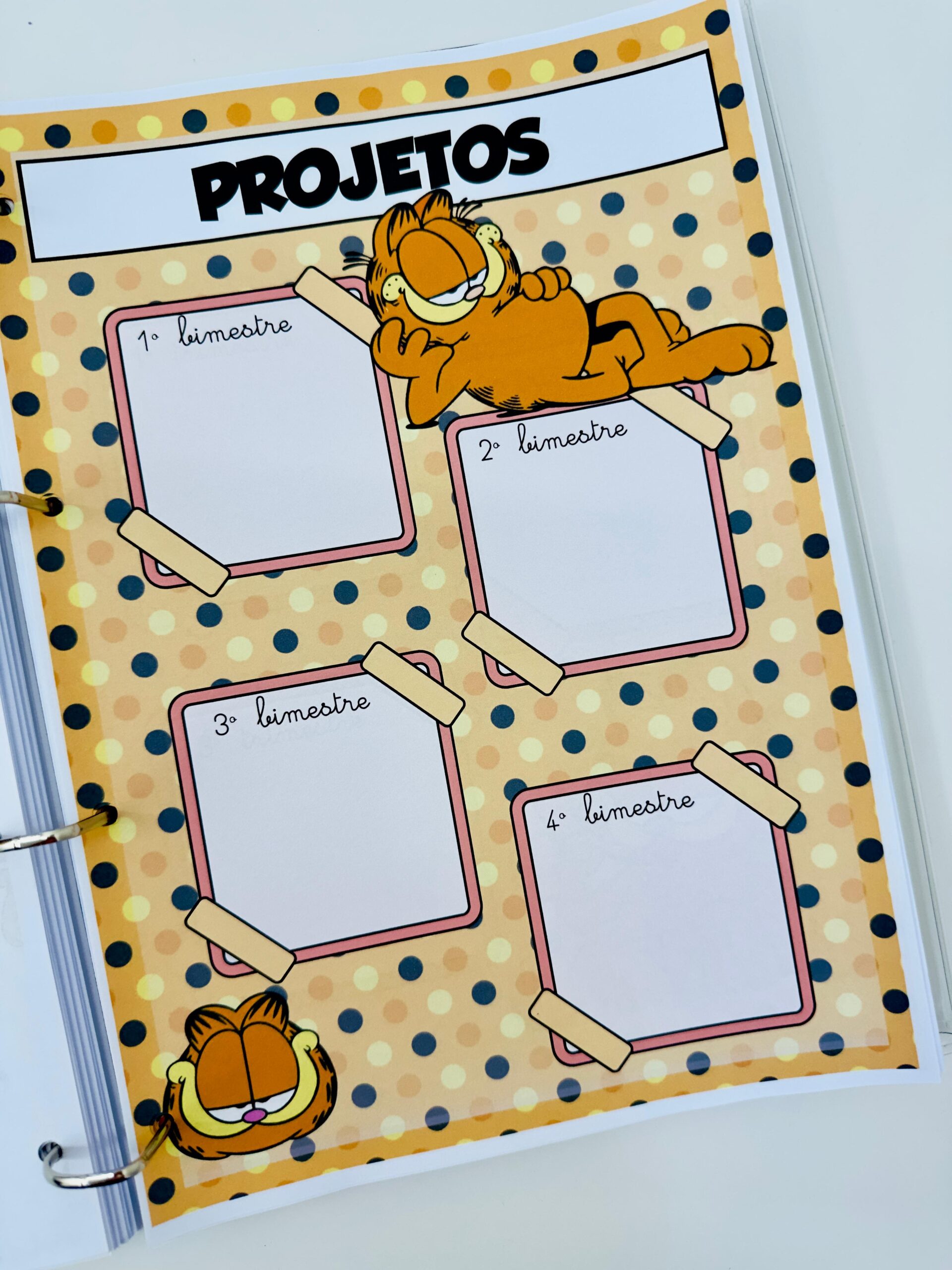 Planner Garfield- 2026 – Na ponta do lápis