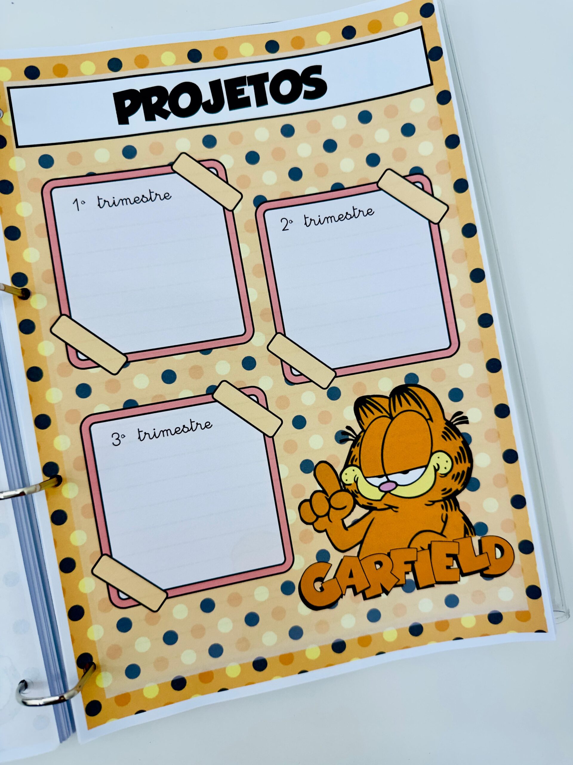 Planner Garfield- 2026 – Na ponta do lápis