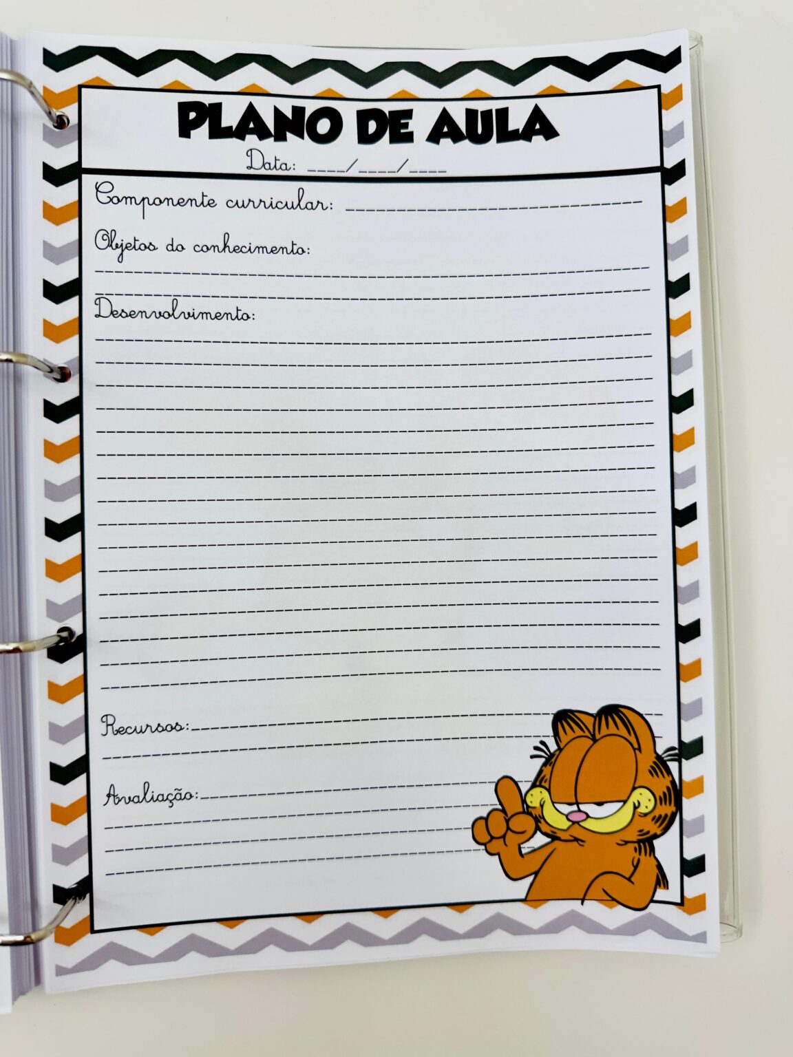 Planner Garfield- 2026 – Na ponta do lápis