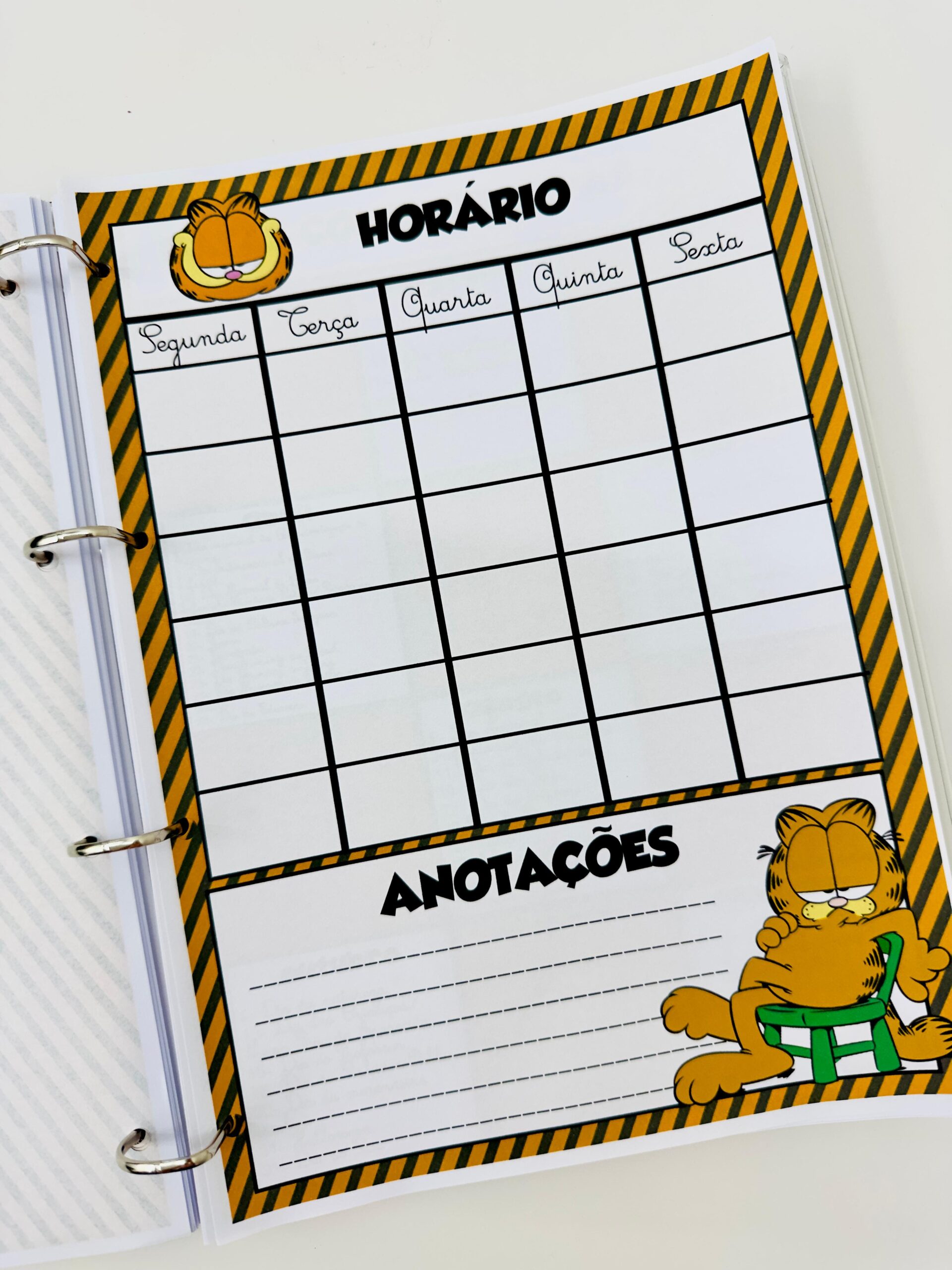Planner Garfield- 2026 – Na ponta do lápis