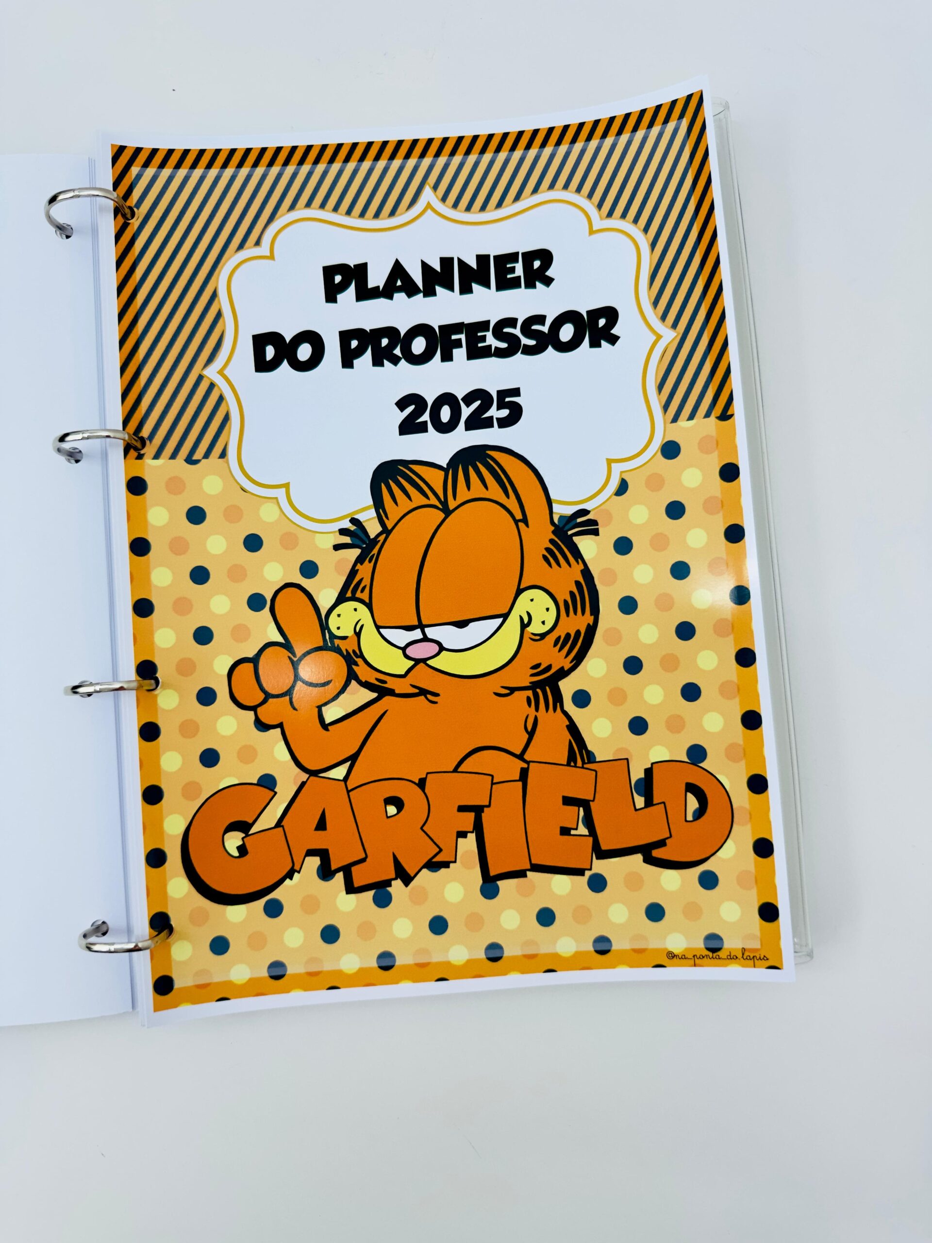 Planner Garfield- 2026 – Na ponta do lápis