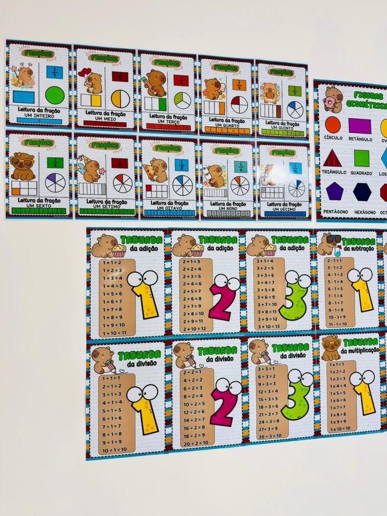 Kit matemática- Capivara – Na ponta do lápis